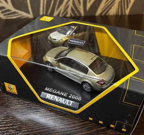 Renault megane 2006 модель коллекционная 1:43