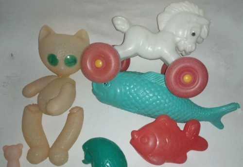 Детские советские игрушки СССР целлулоид пластик