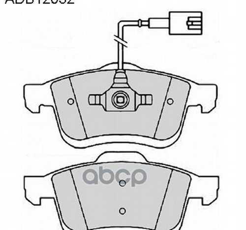 Колодки тормозные дисковые перед ADB12032