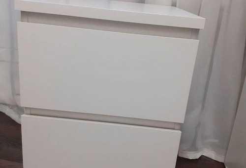 Тумба прикроватная IKEA белая мальт