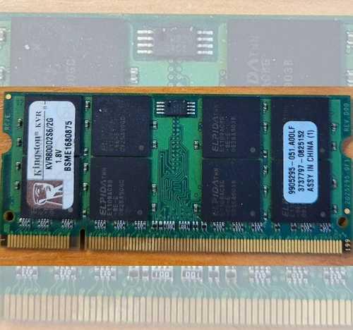 Оперативная память ddr2 2Gb для ноутбука