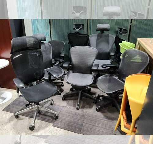 Компьютерные кресла Herman Miller Aeron, Okamura