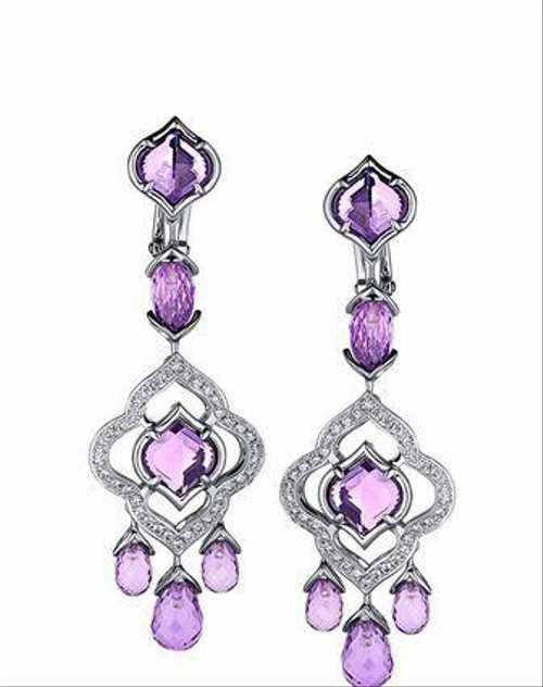 Серьги Chopard Imperiale Amethyst & Diamonds Earri