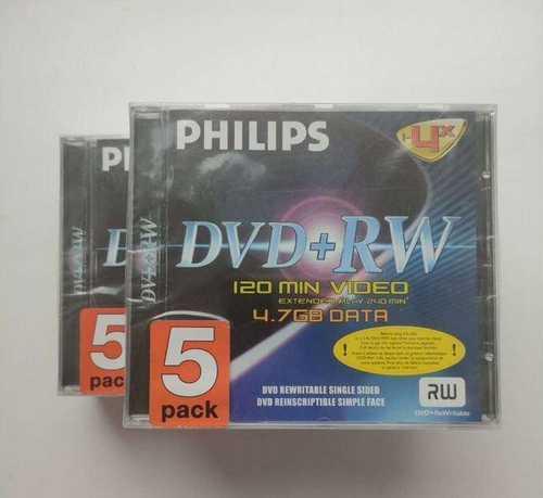 Болванка/диски Philips DVD+RW 120мин