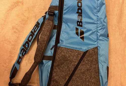 Теннисная сумка чехол Babolat EVO X6 Blue/Grey