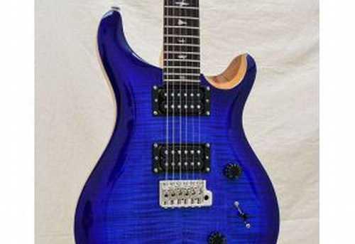PRS SE Custom 24 — выцветшая синяя вспышка (серийн