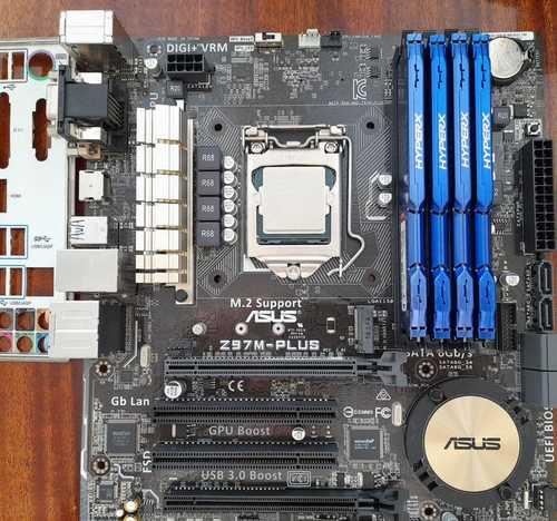 Комплект Asus Z97M-Plus   Core i5 4590   16Gb