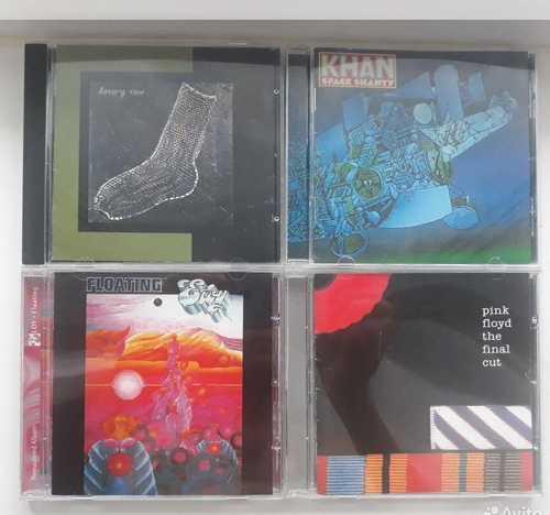 CD прог-рок (Eloy, Henry Cow, Khan, Pink Floyd)