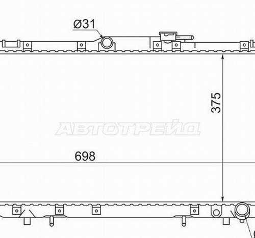 Радиатор Toyota Caldina I