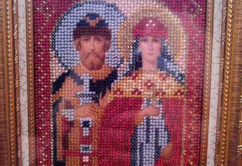 Икона Святые Преподобные Пётр и Февронья Муромские