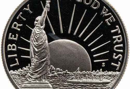 Монета 50 центов 1986 100 Лет Статуе Свободы Пруф