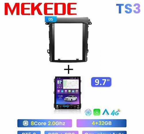 Магнитола 9.7 дюйма Subaru Forester 5 SK S14 DS 2018-2021 Mekede TS3 4 32G carplay