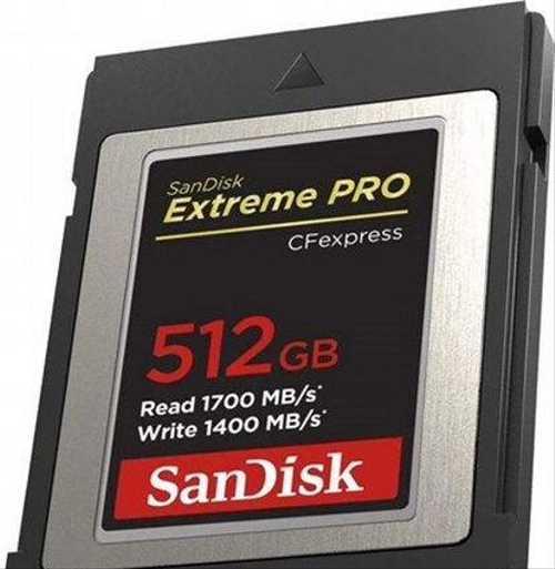 Sandisk CFexpress Type B 512Gb (Авито доставка)