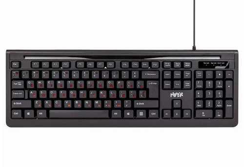 Клавиатура hiper wired keyboard HOK-121, USB, 104