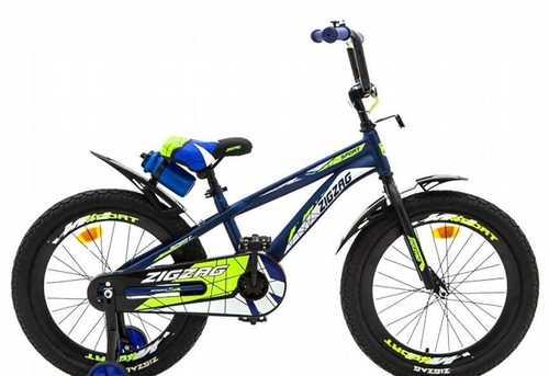 Детский велосипед zigzag 20" Sport синий (2024)