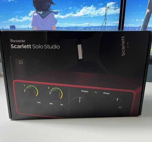 Комплект Focusrite Scarlett Solo Studio 4th новый