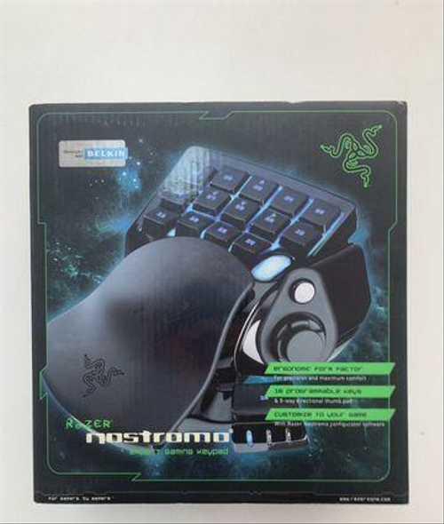 Геймпад razer nostromo expert gaming keypad usb