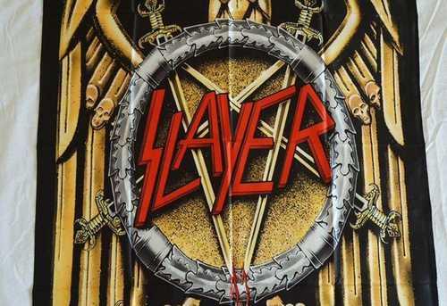 Флаг постер Slayer орёл Decade of aggression