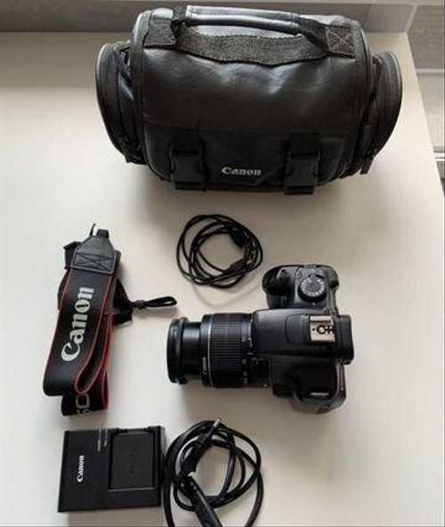Зеркальный фотоаппарат canon 1100d kit 18-55