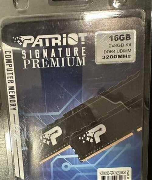 Patriot Signature Premium 8Gb DDR4 3200MHz