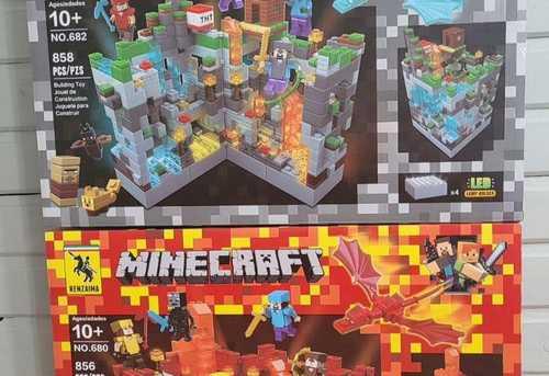 Конструктор Minecraft LED новые