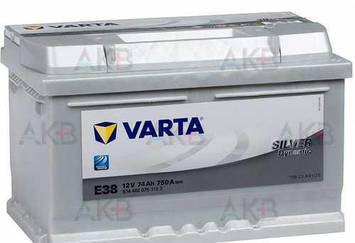 Аккумулятор автомобильный Varta Silver Dynamic E38