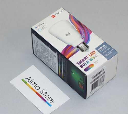 Лампочка Yeelight Smart LED Bulb W3 Multiple color