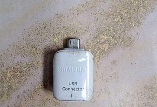 Переходник микро usb на usb A Samsung
