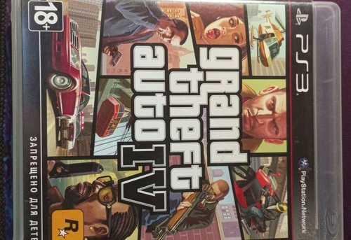 Диски на ps3 Grand Theft Auto IV gta4