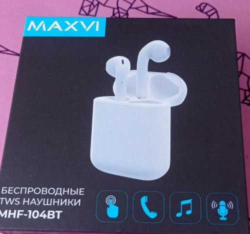 Беспроводные наушники maxvi