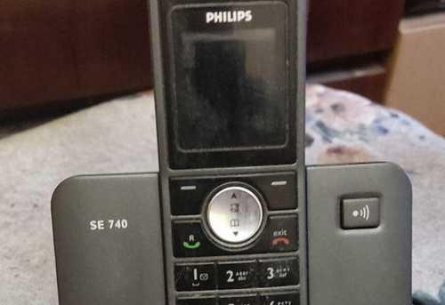 Радиотелефон Philips SE-740 (Dect) цветной