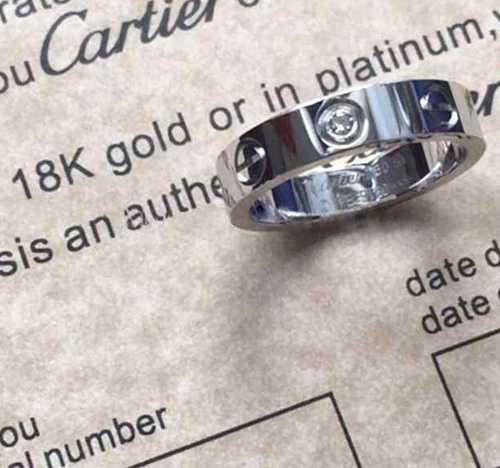 Обручальное кольцо Cartier Love, 1 бр. 0,13ct