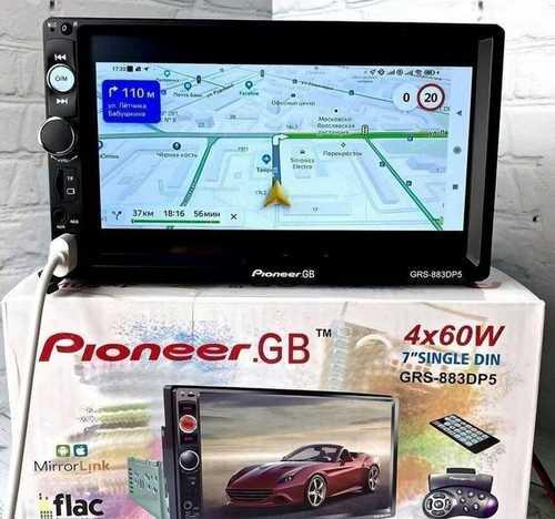 Магнитола 1 din pioneer с большим экраном