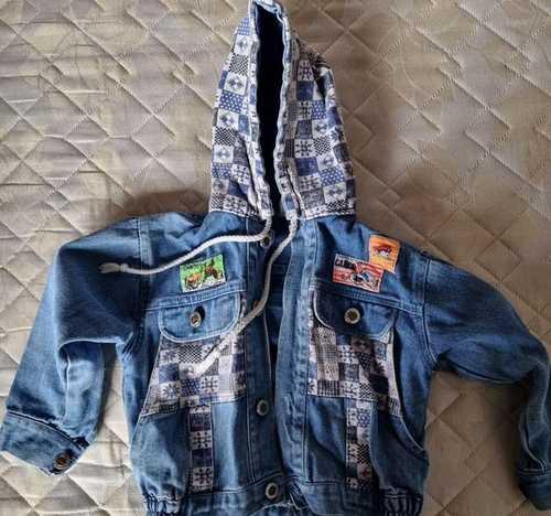 Куртка детская джинсовая