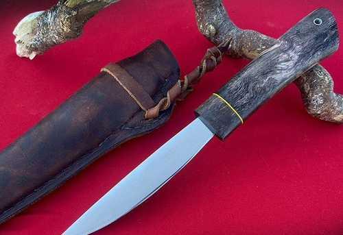 Нож "Якут-2", клинок сталь Х12мф, кованый дол, рук