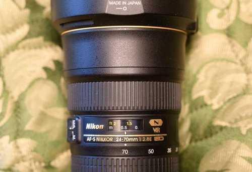 Nikon 24-70mm f/2.8E ED VR AF-S