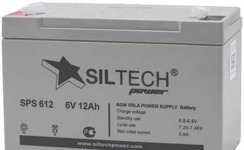 Аккумулятор siltech (SPS 612) 12 Ач универсальная