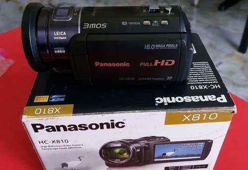 Видеокамера panasonic x810 16Mp
