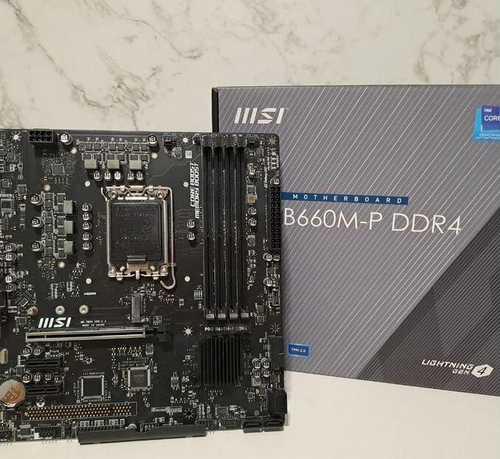 MSI B660M-P / Intel i3 12100F
