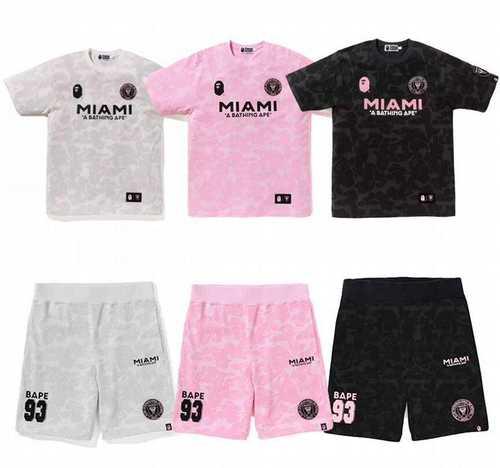 Bape x Inter Miami (Шорты + Футболка)