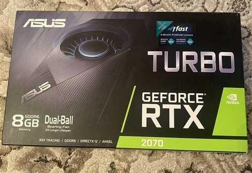 Видеокарта Asus Geforce RTX 2070 turbo