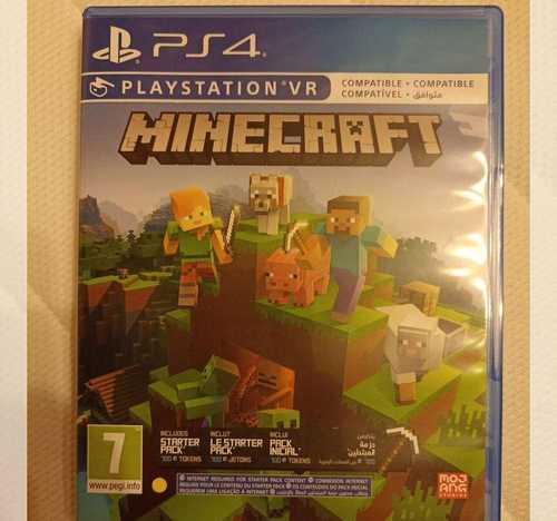 PS4 игра Mojang Minecraft (поддержка VR)