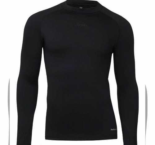 Джемпер компрессионный Jögel performdry Baselayer Warm Top черный (XS, 164-170)