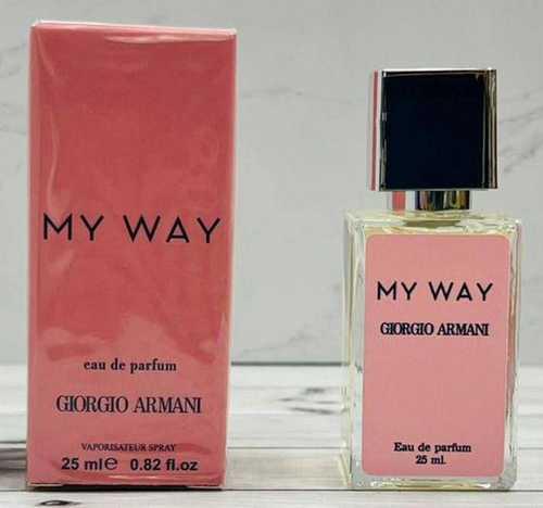 Giorgio armani my way 25 mll в слюде