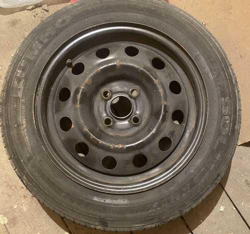Штампованный диск hyndai kia R15