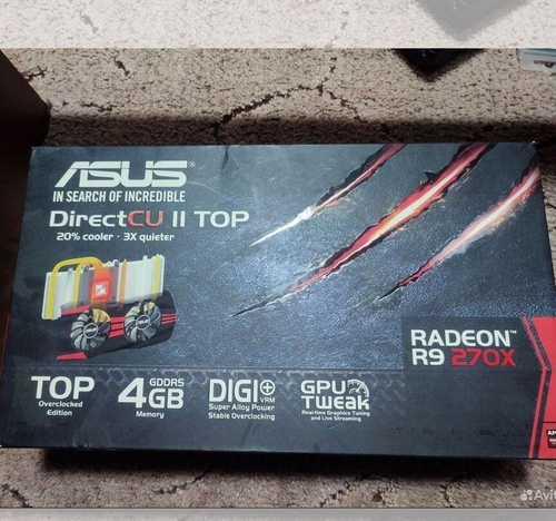 Видеокарта asus Radeon R9 270X