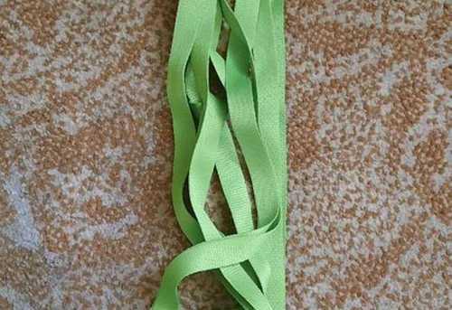 Лента для бейджа (Ланъярд) с карабином зелёная