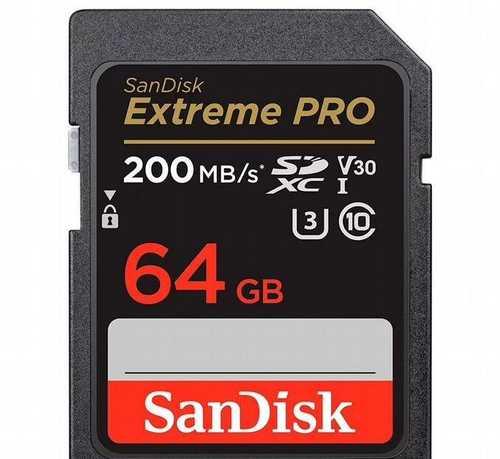 SanDisk Extreme Pro sdxc 64Gb UHS-I V30 200MB/s