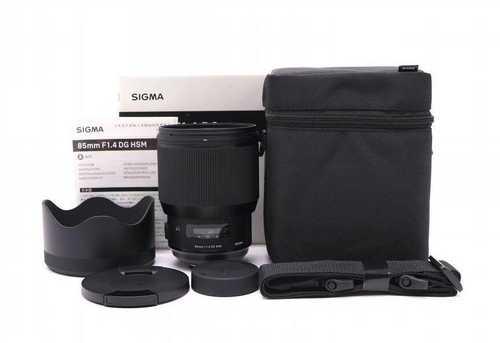 Sigma AF 85mm f/1.4 DG HSM Art Nikon F в упаковке