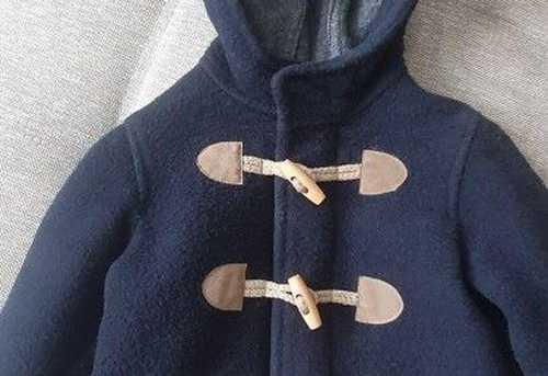 Пальто для мальчика 1-2года Benetton+теплая кофта